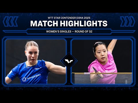 Annett Kaufmann vs Shin Yubin | WS R32 | WTT Star Contender Doha 2026