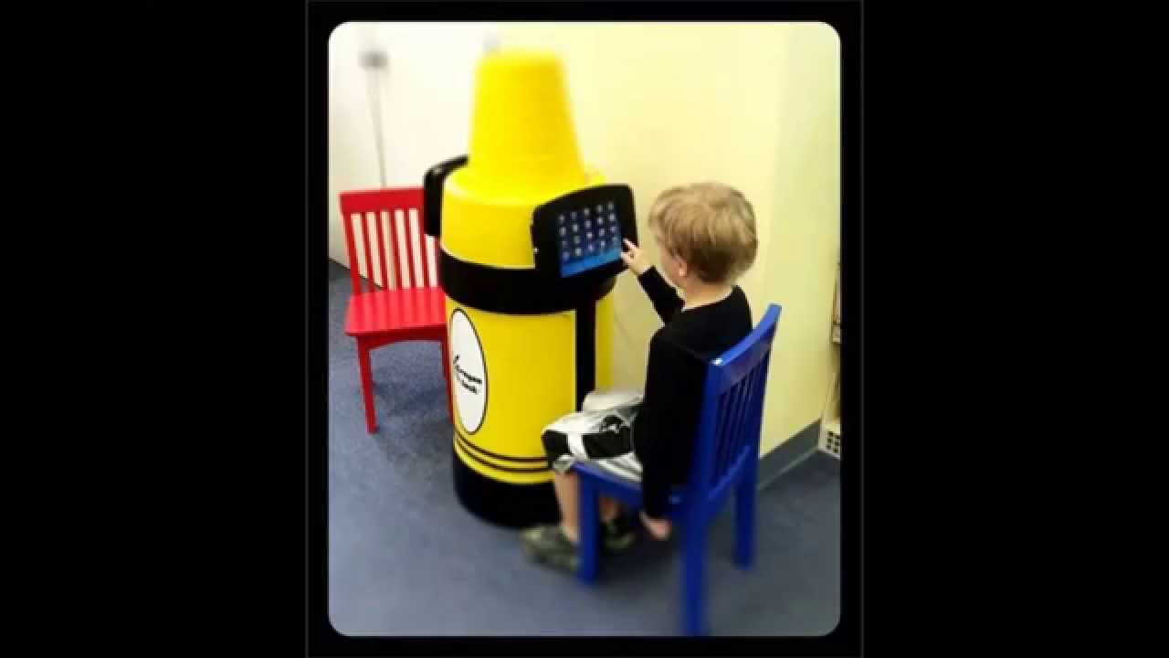 Kids iPad Kiosk Learning Station - YouTube