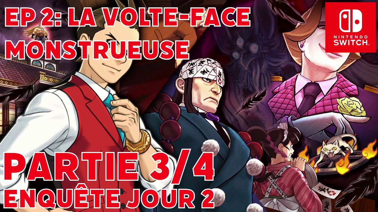 Dual Destinies - Épisode 2 (La volte-face monstrueuse) 3/4 (Switch) Apollo Justice Trilogy - YouTube