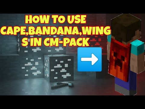 HOW TO USE CAPES,BANDANAS AND WINGS IN CM-PACK - YouTube
