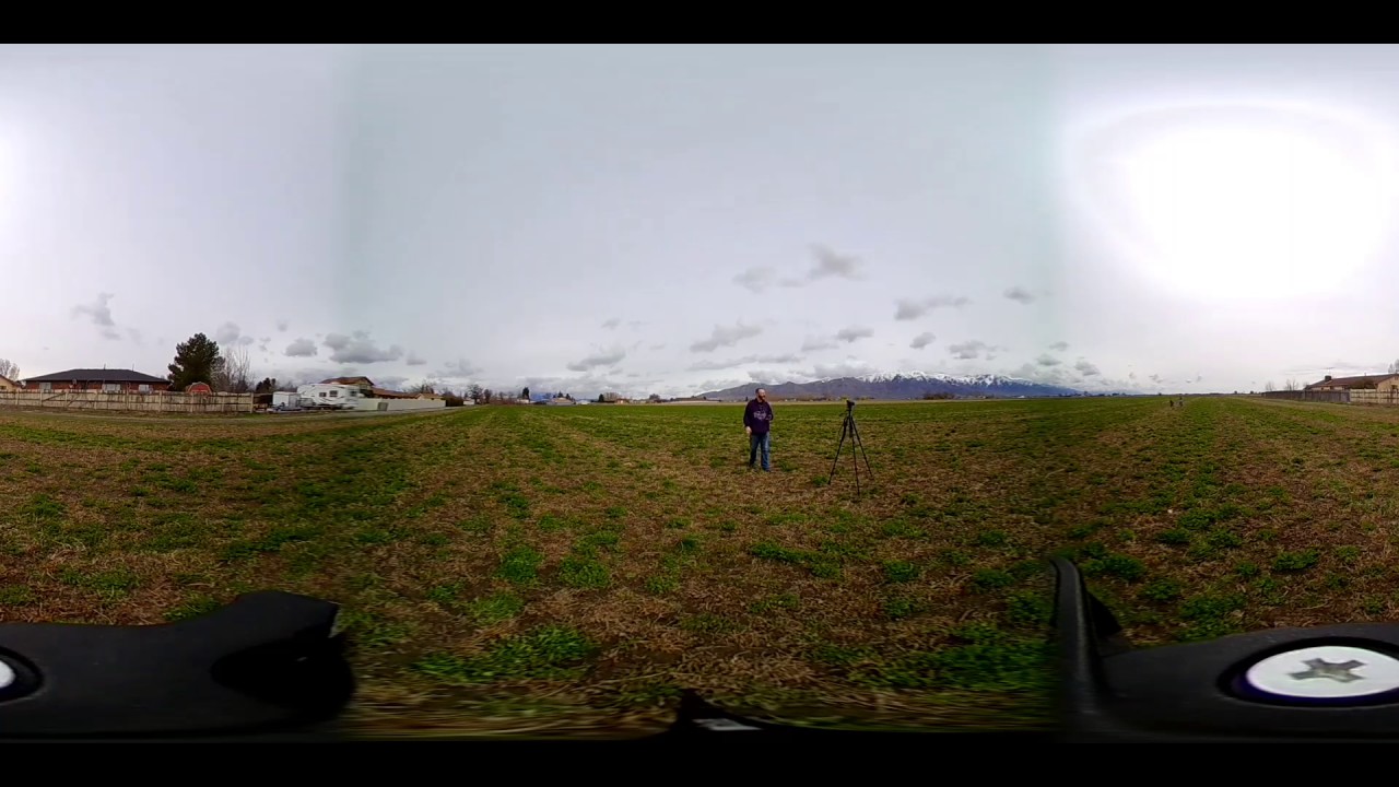 Testing monster vision 360 camera - YouTube