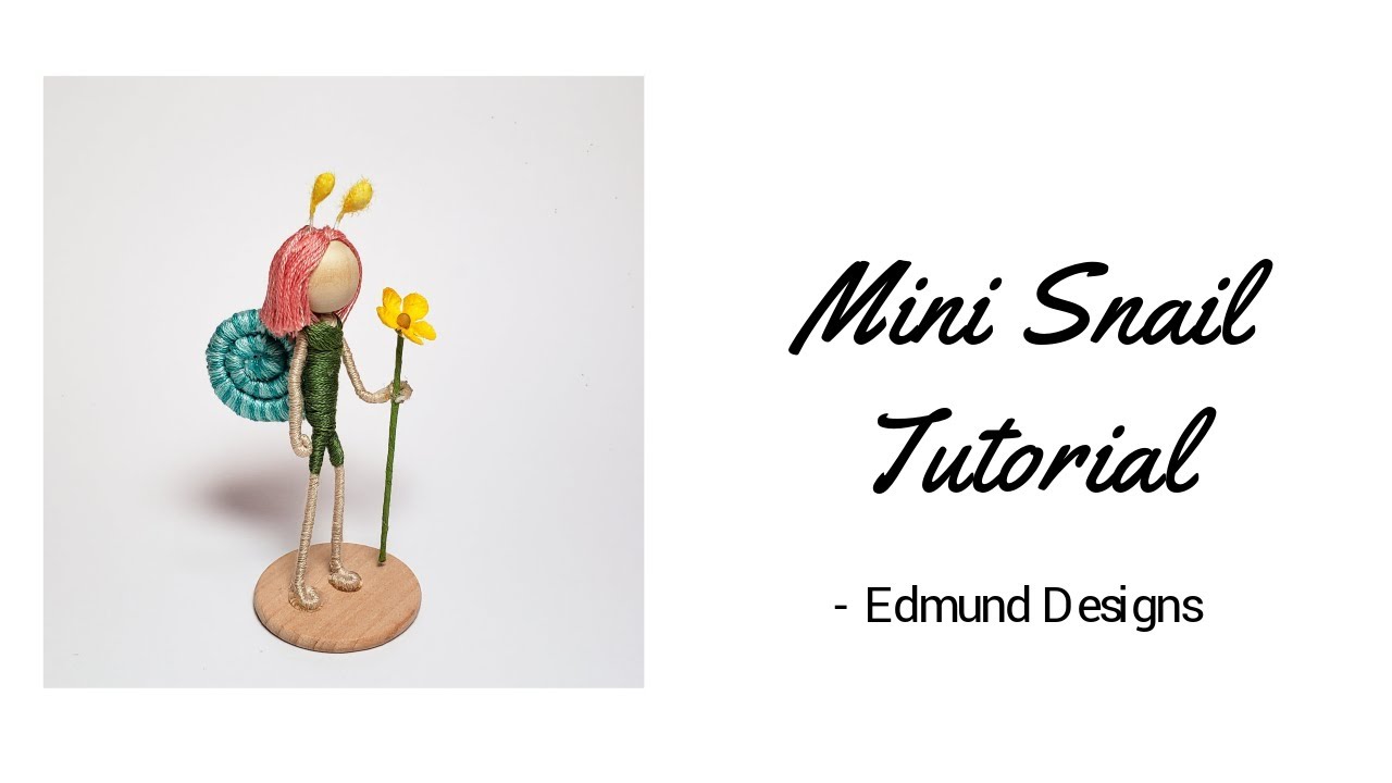 Mini Snail Tutorial - YouTube
