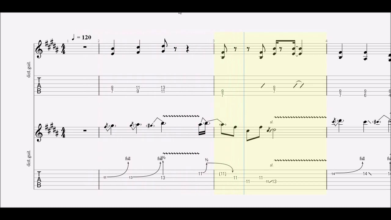 B'z. BREAK THROUGH guitar tab - YouTube
