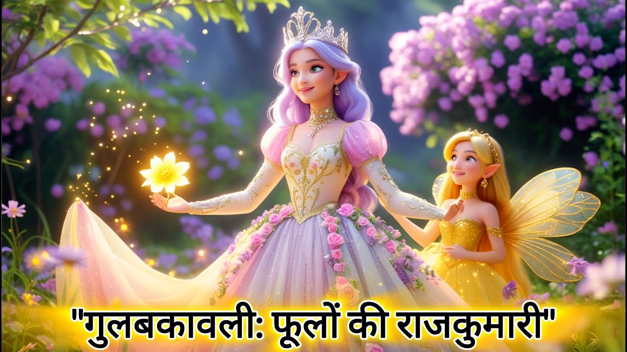 गुलबकावली: फूलों की राजकुमारी | Gulbakawali Hindi Story | Cartoon ...