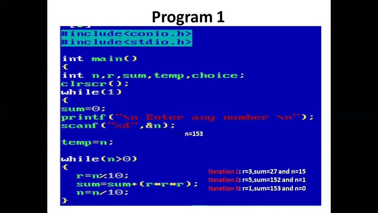 Program to check whether the number is Armstrong or not using infinite ...