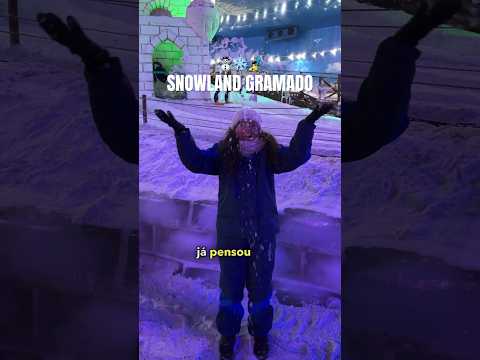SNOWLAND GRAMADO VALE A PENA? ☃️❄️ #gramado #serragaucha #snowland