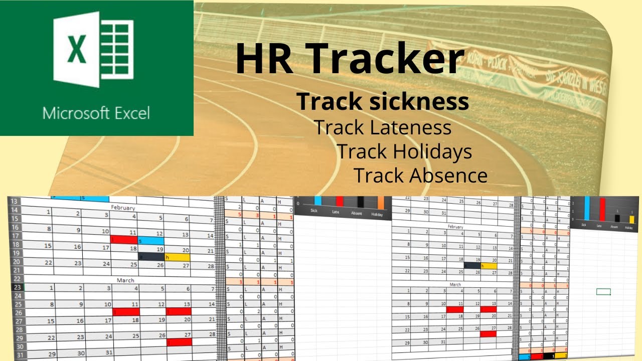 Excel: Ultimate HR Tracker for Sickness & Lateness - YouTube