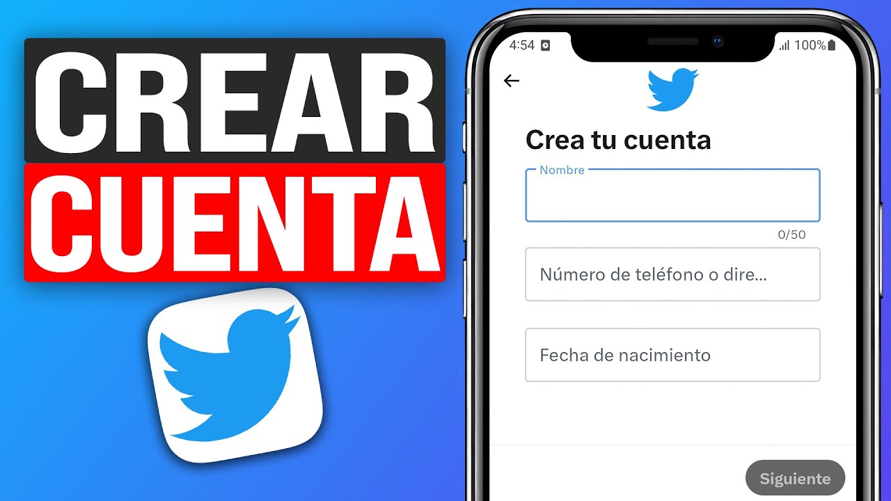 Cómo CREAR CUENTA en TWITTER (2025) Registrarse en Twitter Desde el Celular - YouTube