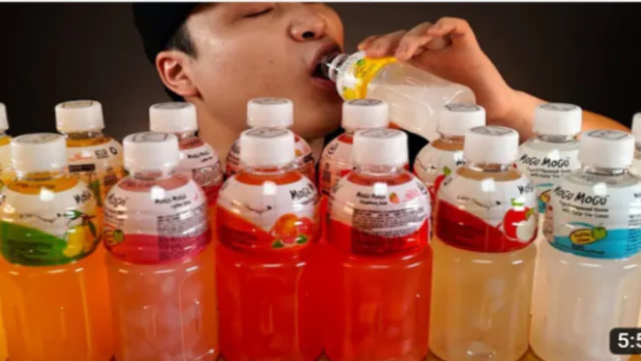 【ddeonggae】富有弹性果冻的饮料 - YouTube
