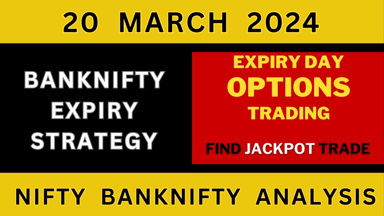 Market Analysis | Expiry Day Option Trading | Bank Nifty Tomorrow ...