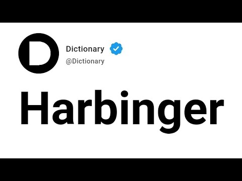 Harbinger Meaning In English - YouTube