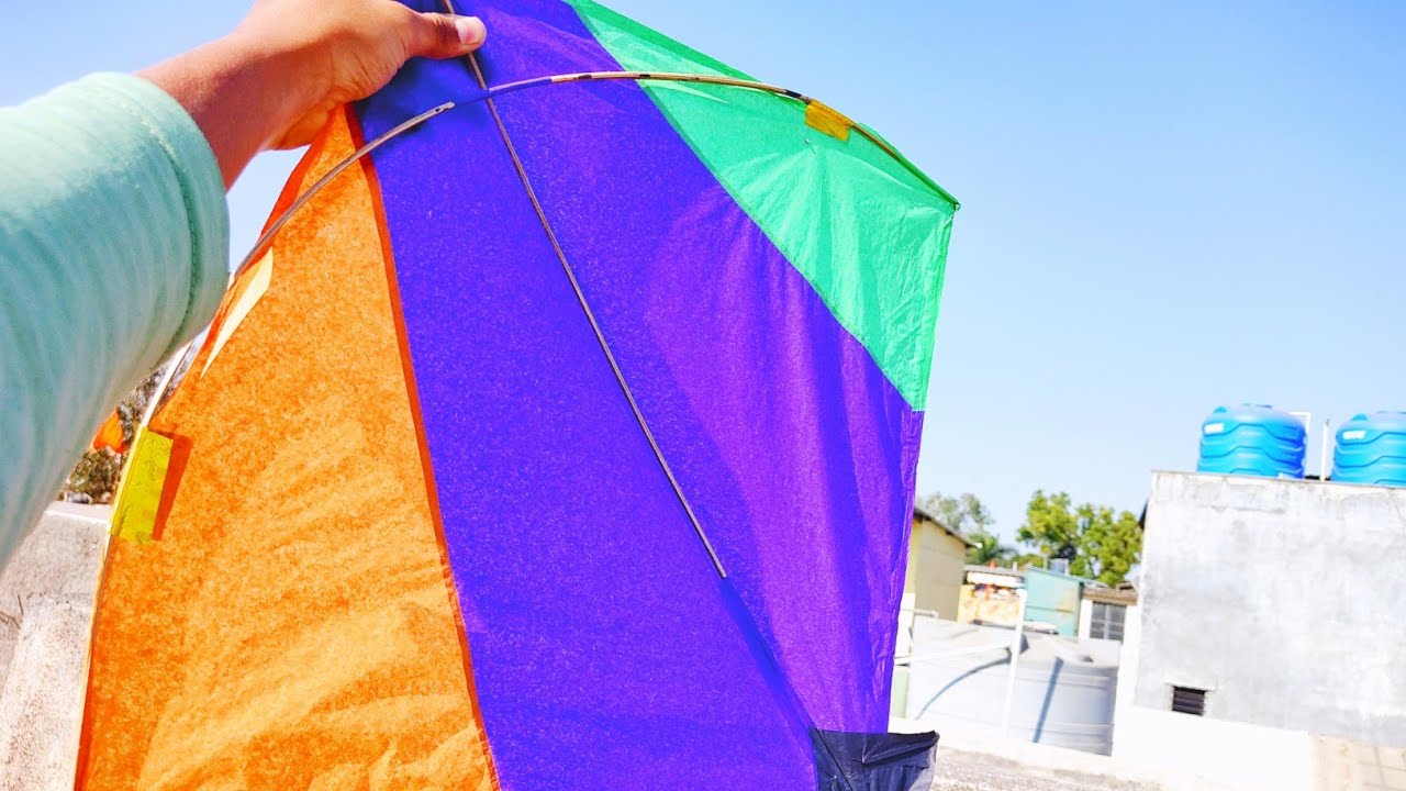 Mono Kite* | Testing , kite Cutting | Flying big kites | kite vlog ...