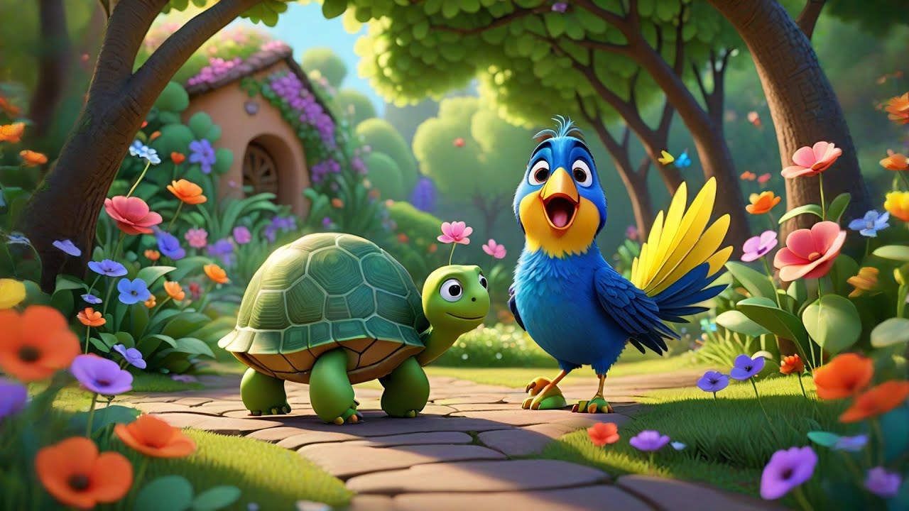 Tutu Turtle Walks Slowly | Gentle Nursery Rhyme for Kids | Baby Songs ...