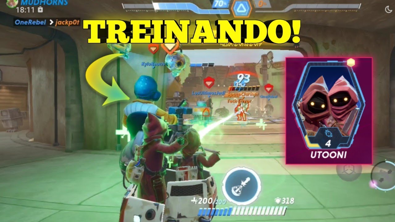 CADA VEZ MELHOR COM UTOONI | GAMEPLAY DE STAR WARS HUNTERS MOBILE - YouTube