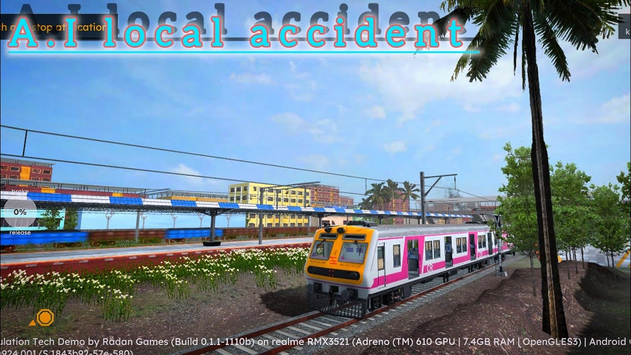Rg train tech demo gameplay || AI local train gameplay|| account ...