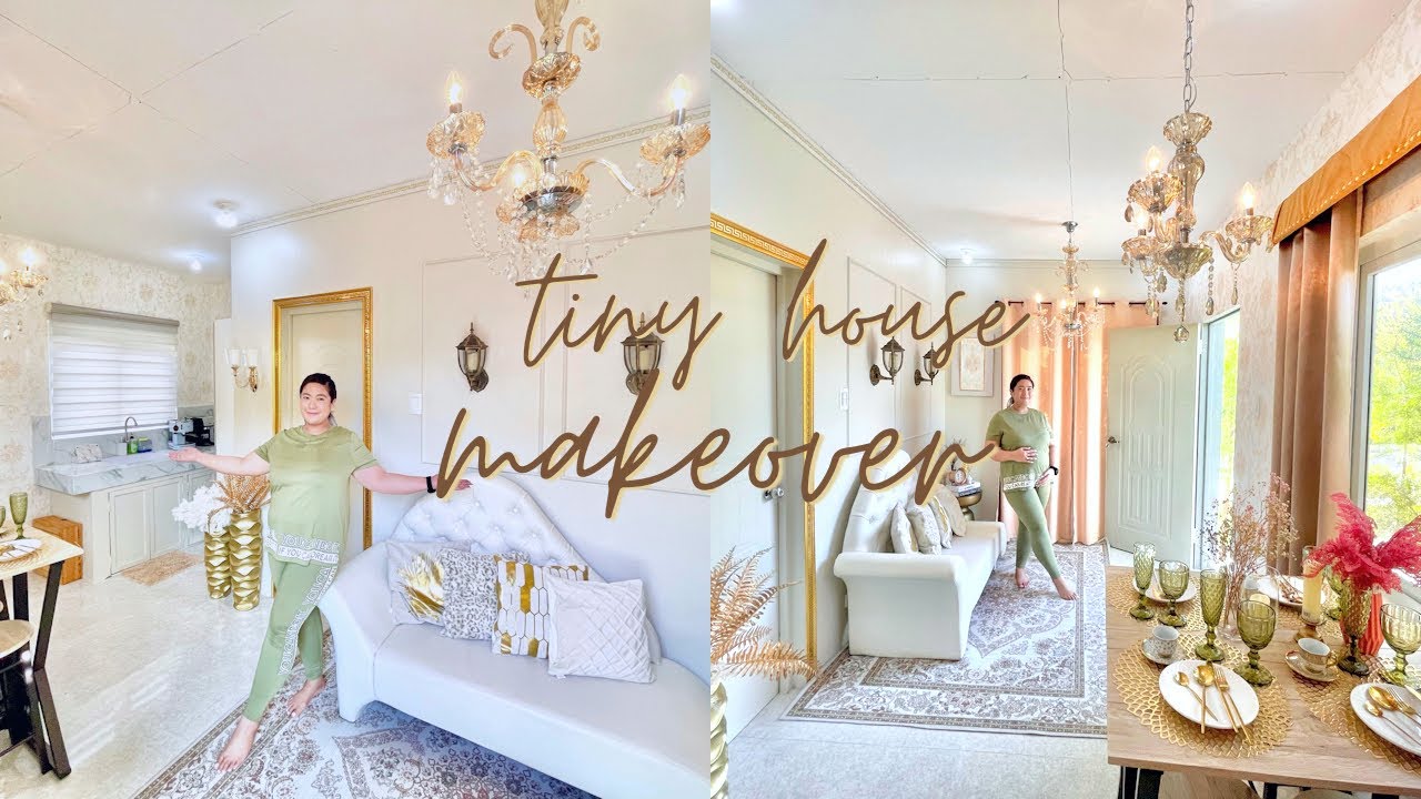 DIY AFFORDABLE TINY HOUSE MAKEOVER - YouTube