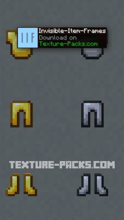 🥇 Minecraft Texture Pack Invisible Item Frames - YouTube
