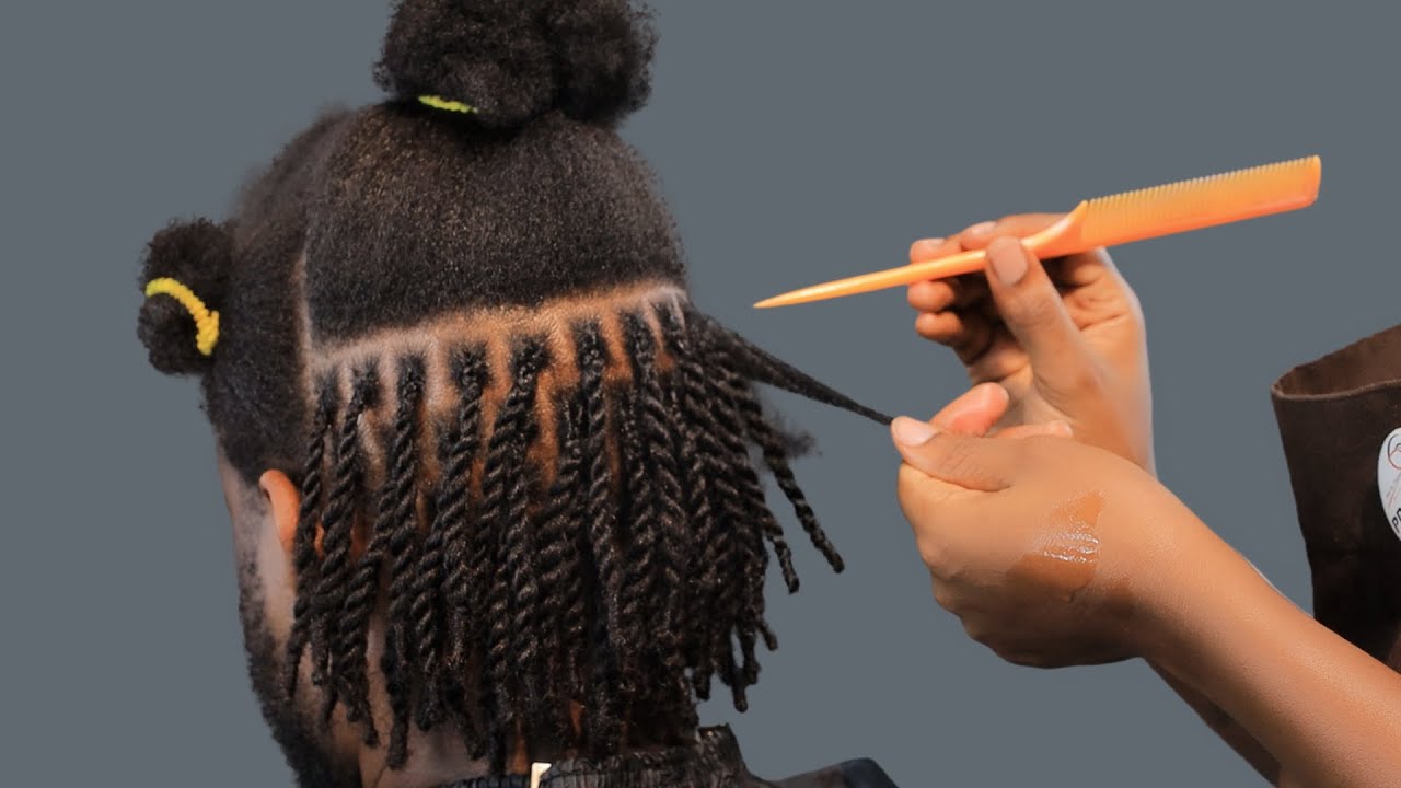 HOW TO TUCK IN THE NATURAL KINKY FOR SHORT NATURAL HAIR - YouTube