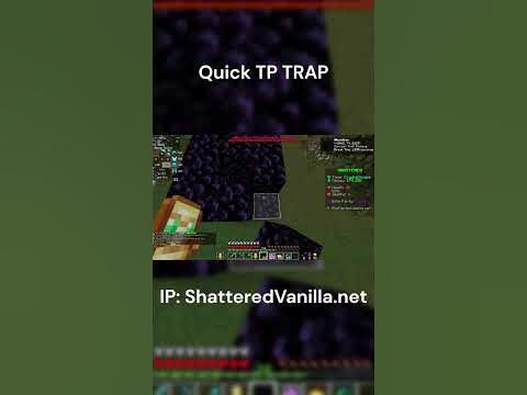 How to make a quick TP/TPA trap @ETVGaming - YouTube