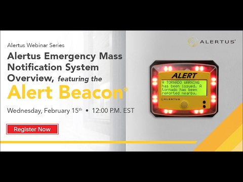 Alertus Emergency Mass Notification System Overview Featuring the Alert ...