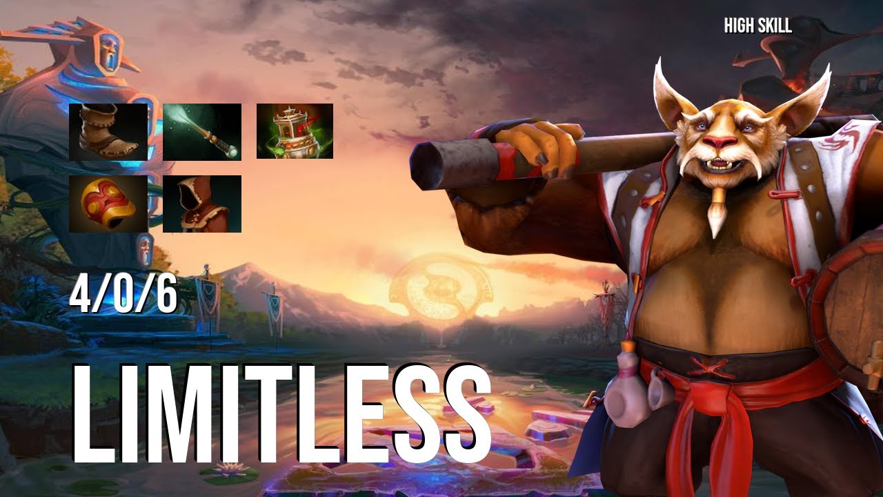 Dota 2 Pro Gameplay Limitless Brewmaster 4 0 6 High Skill Dota 2 / Offlane Gameplay - YouTube