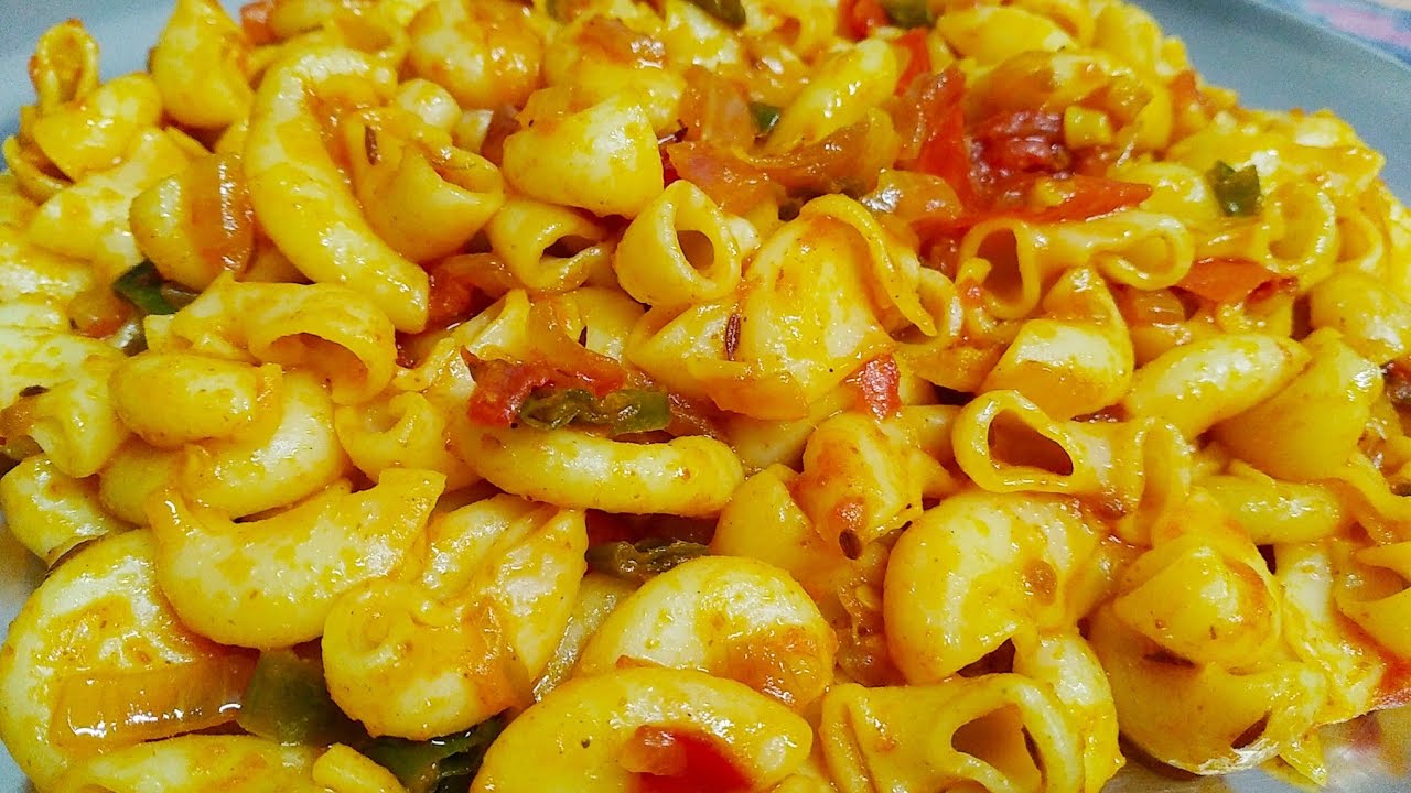 Indian Style Macaroni recipe - मसाला मैकरोनी recipe - YouTube