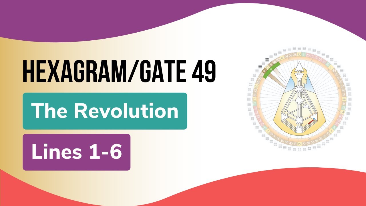 Hexagram/Gate 49, Revolution, Lines 1-6: Human Design & The Book of ...