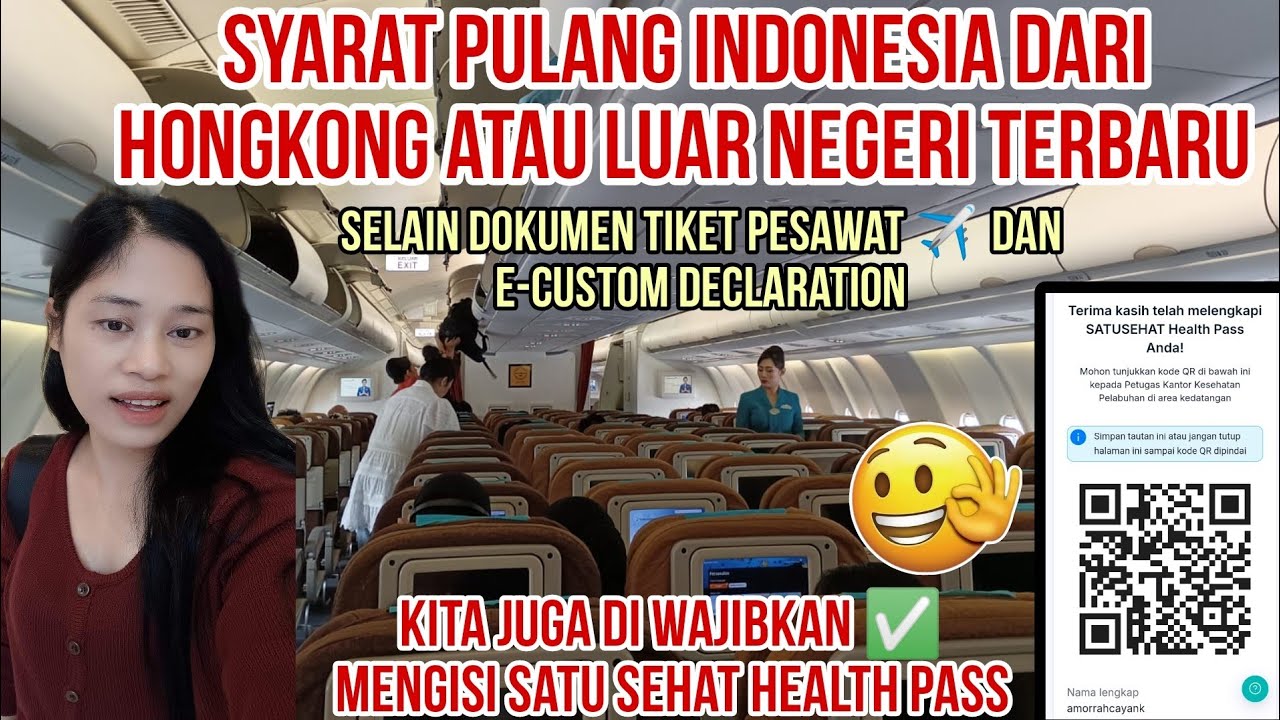 Syarat Pulang Indonesia Terbaru Wajib Mengisi Satu Sehat Health Pass ...