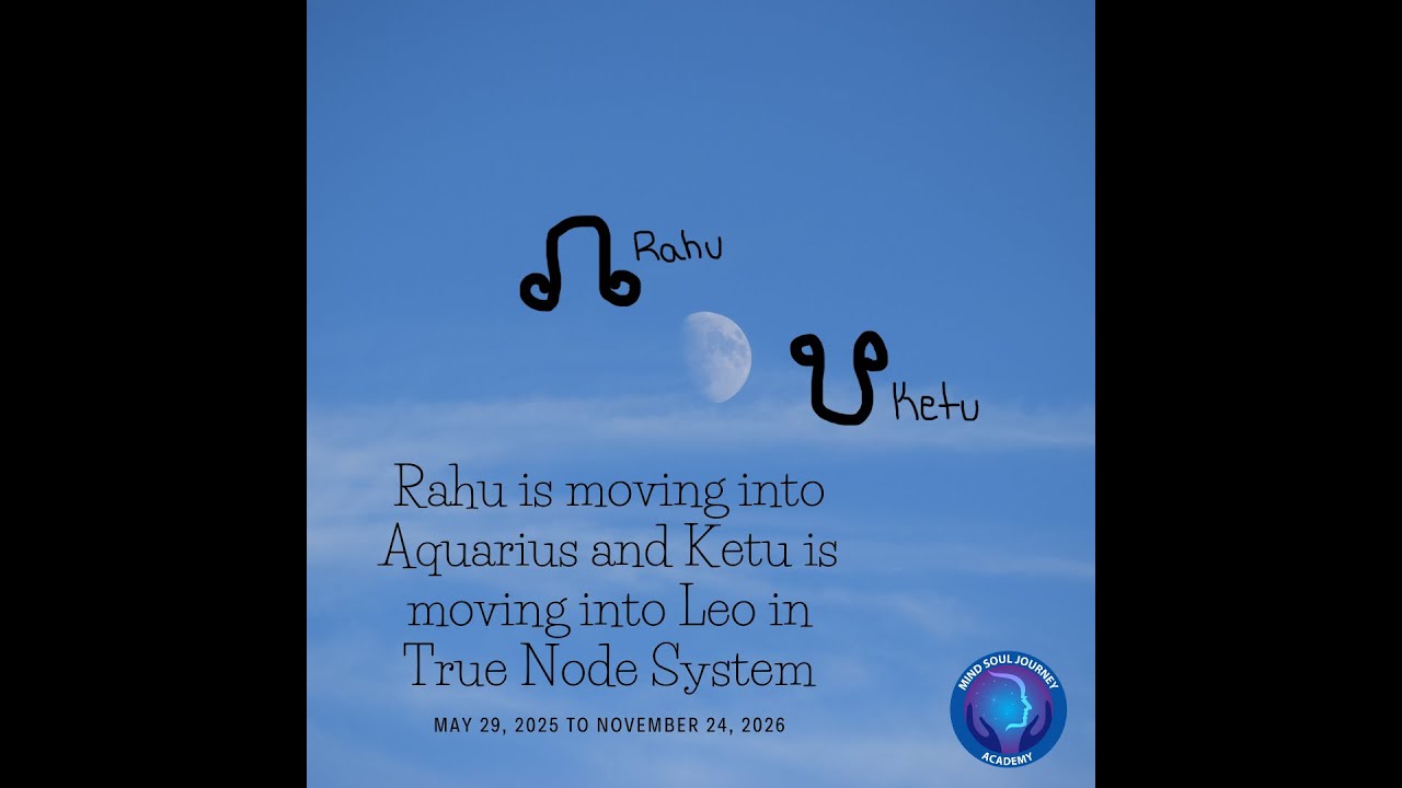 Rahu in Aquarius amd Ketu in Leo 2025 - YouTube