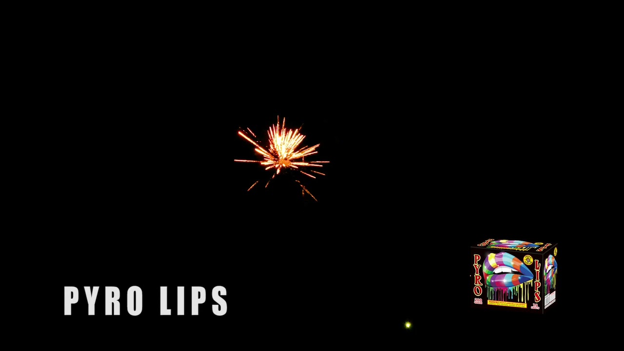 Pyro Lips firework - YouTube