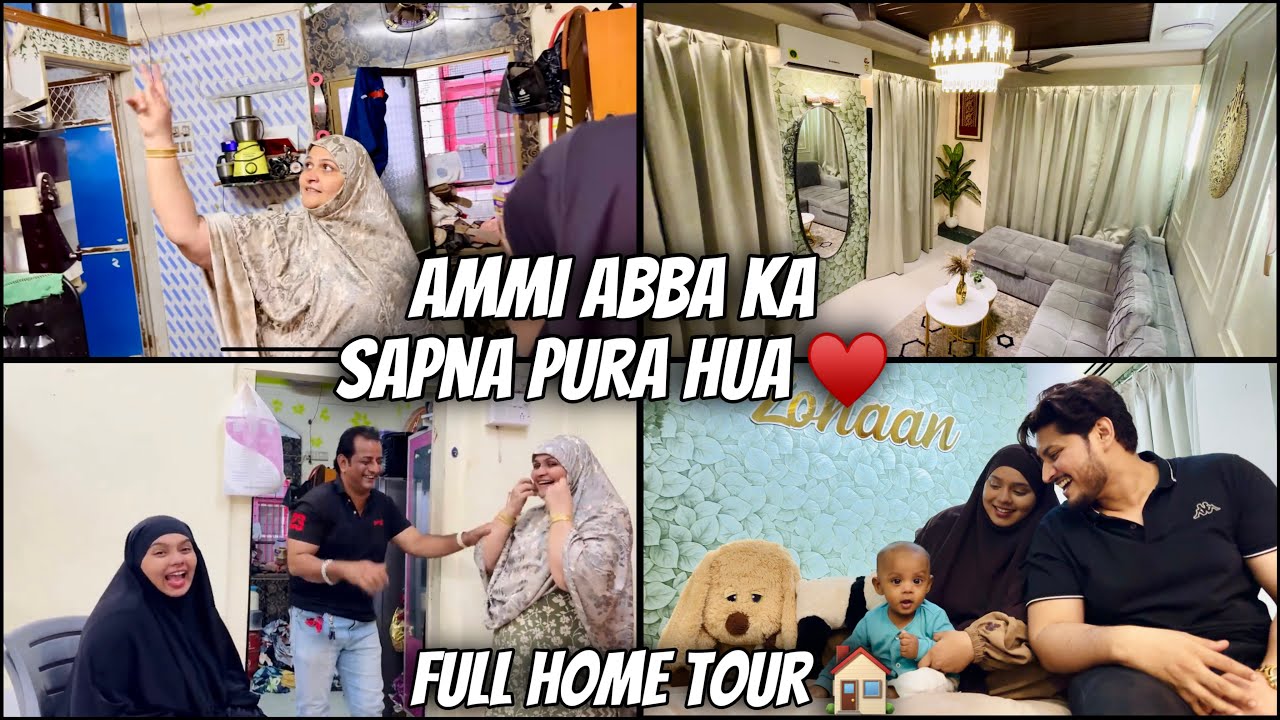 Flat Ka Sapna Ammi Abba Ka Pura Hua ️| Allah Ka Shukr Hai😇 | Full Home ...