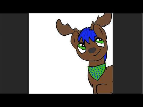 MLP SPEED PAINT| Blueberry Syrup moose OC
