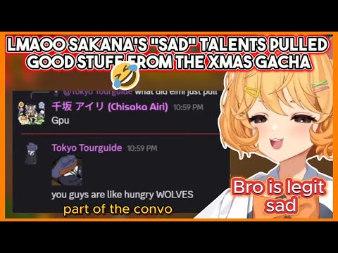 Eimi Leaks Discord Convo Showing Sakana’s “Sad” Talents Pulled Tons of Good Stuff 😆| Eimi Isami Clip