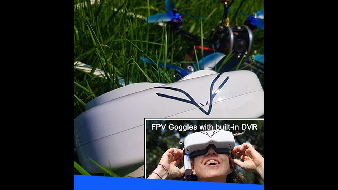 Flysight Falcon FG02 FPV Video Goggles with DVR HDMI in, 5 8G 40CH ...