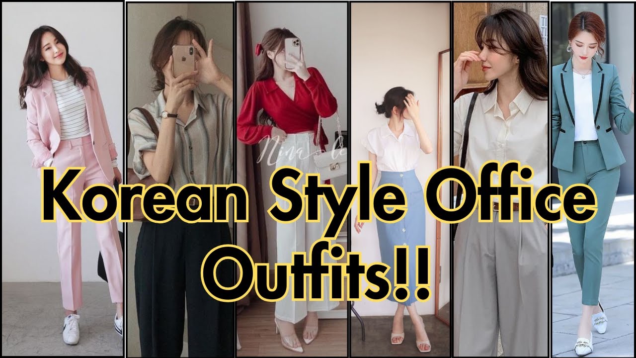 Korean Style Office Outfits | korean outfits for women #trending # ...