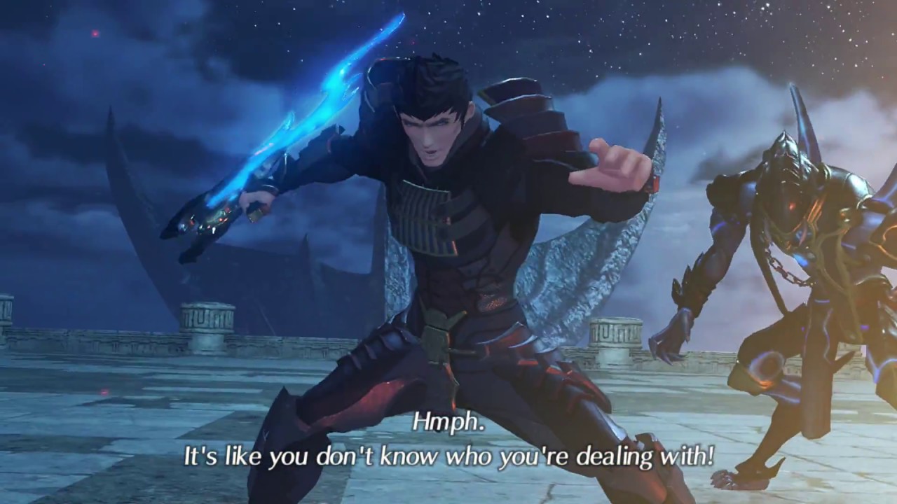 Xenoblade Chronicles 2 Swimsuit Edition Cutscene 050 - Confrontation ...