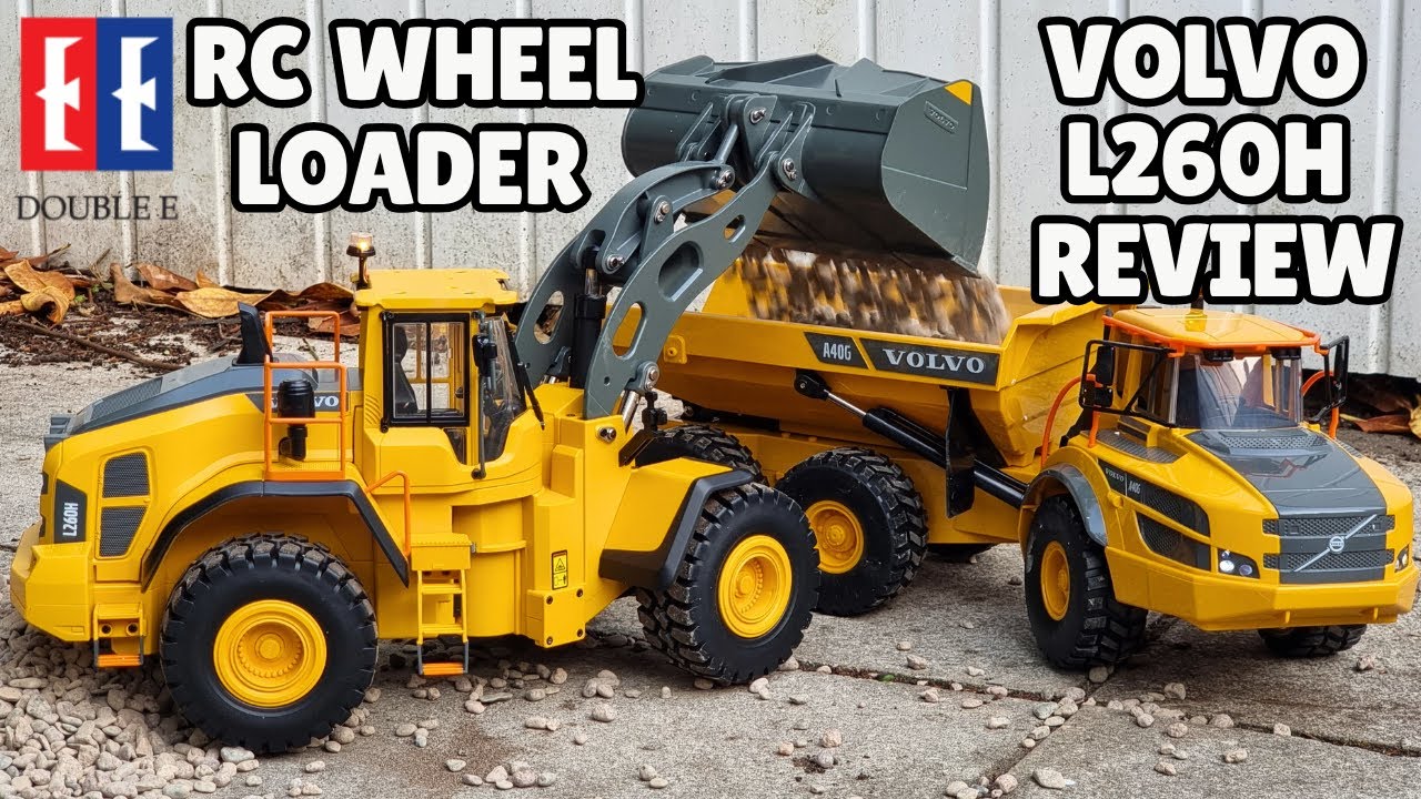My FIRST RC Wheel Loader! - VOLVO L260H - Double E E592-003 1/16 Review ...