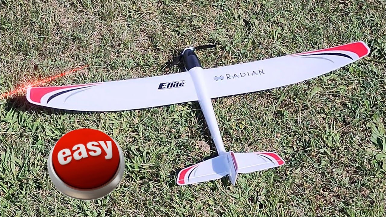 Maiden Flight Of A New E-flite UMX Radian! - YouTube