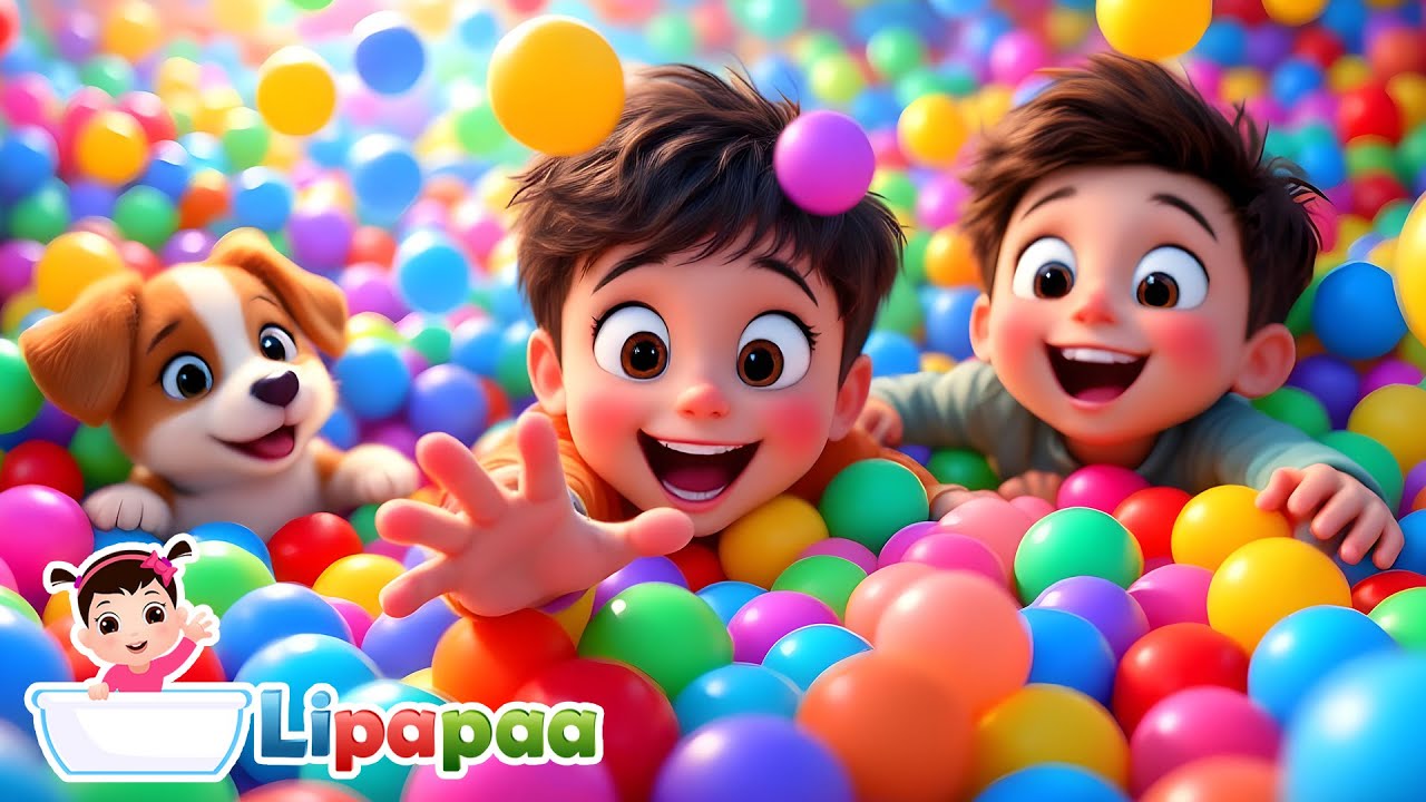 🎨 Bounce, Roll & Play! | Fun Ball Pit Song for Kids | Ball Pit ...