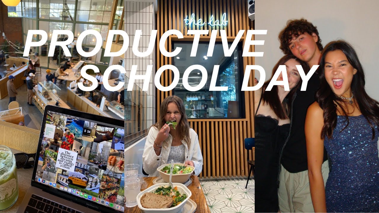 PRODUCTIVE SCHOOL DAY - YouTube