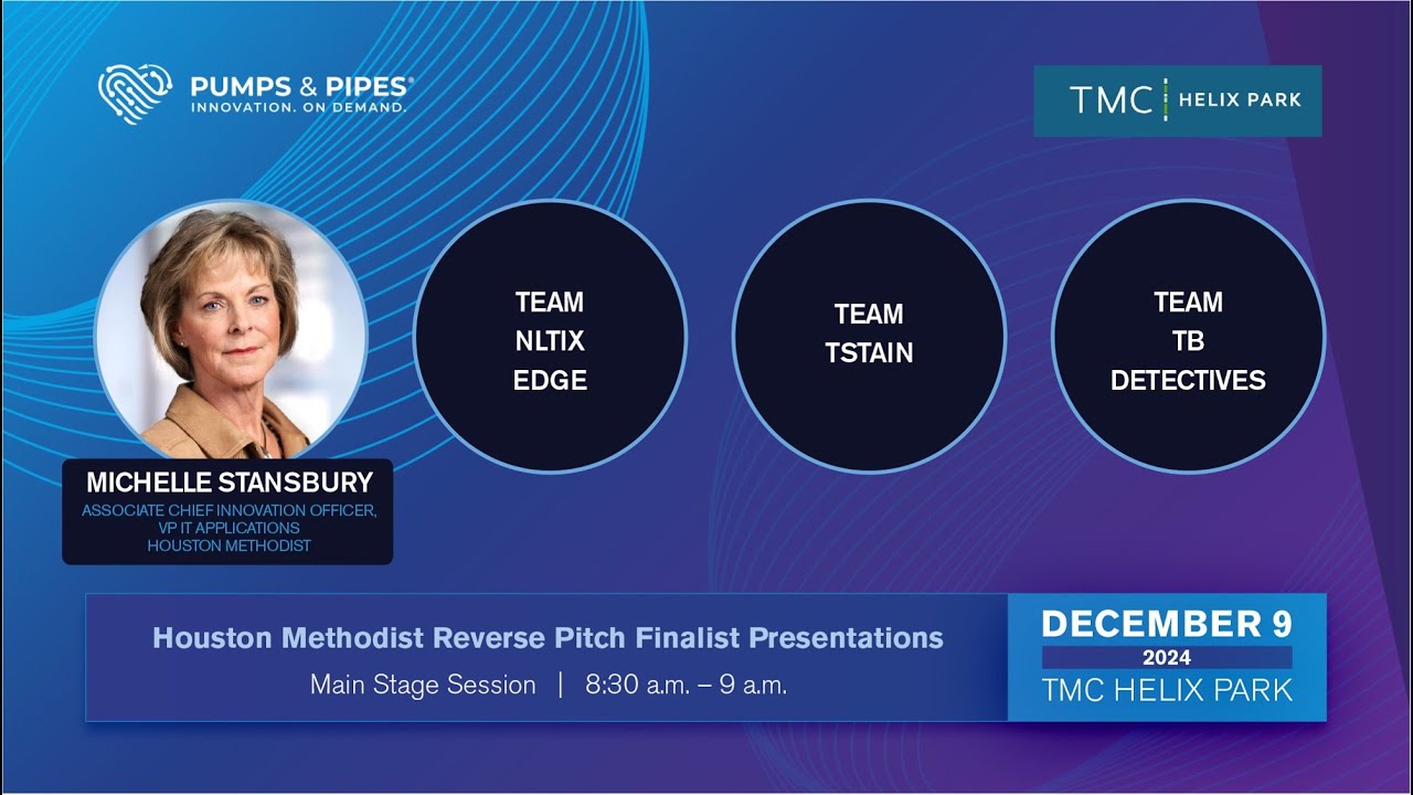 Houston Methodist Reverse Pitch Finalist Presentations (Michelle ...