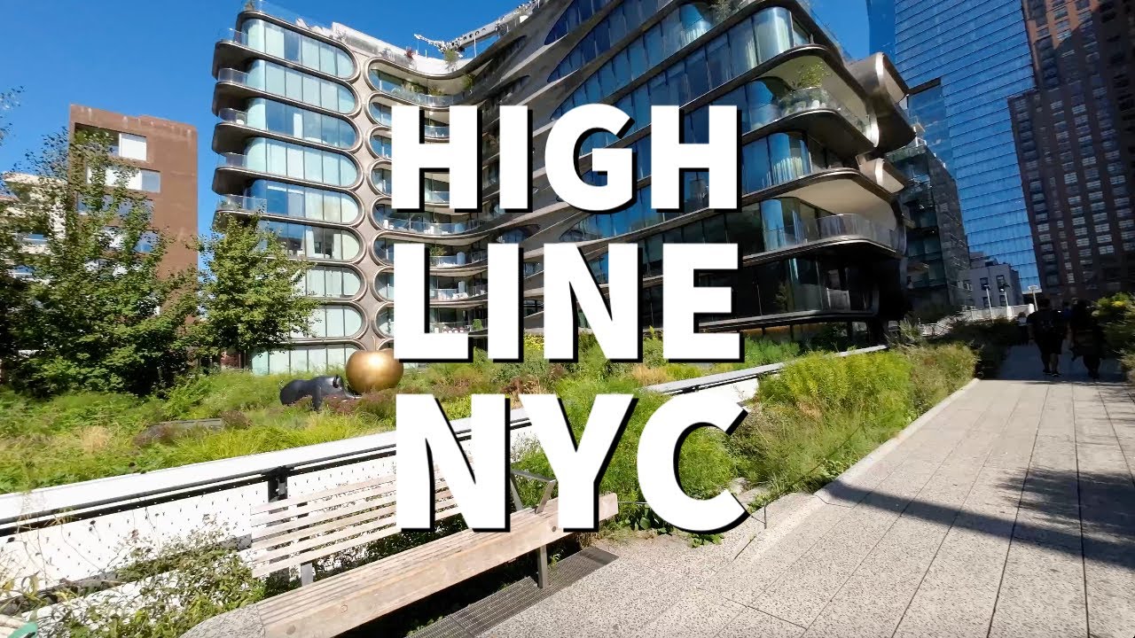 [4K] Walking The High Line, Hudson Yards, New York City - YouTube