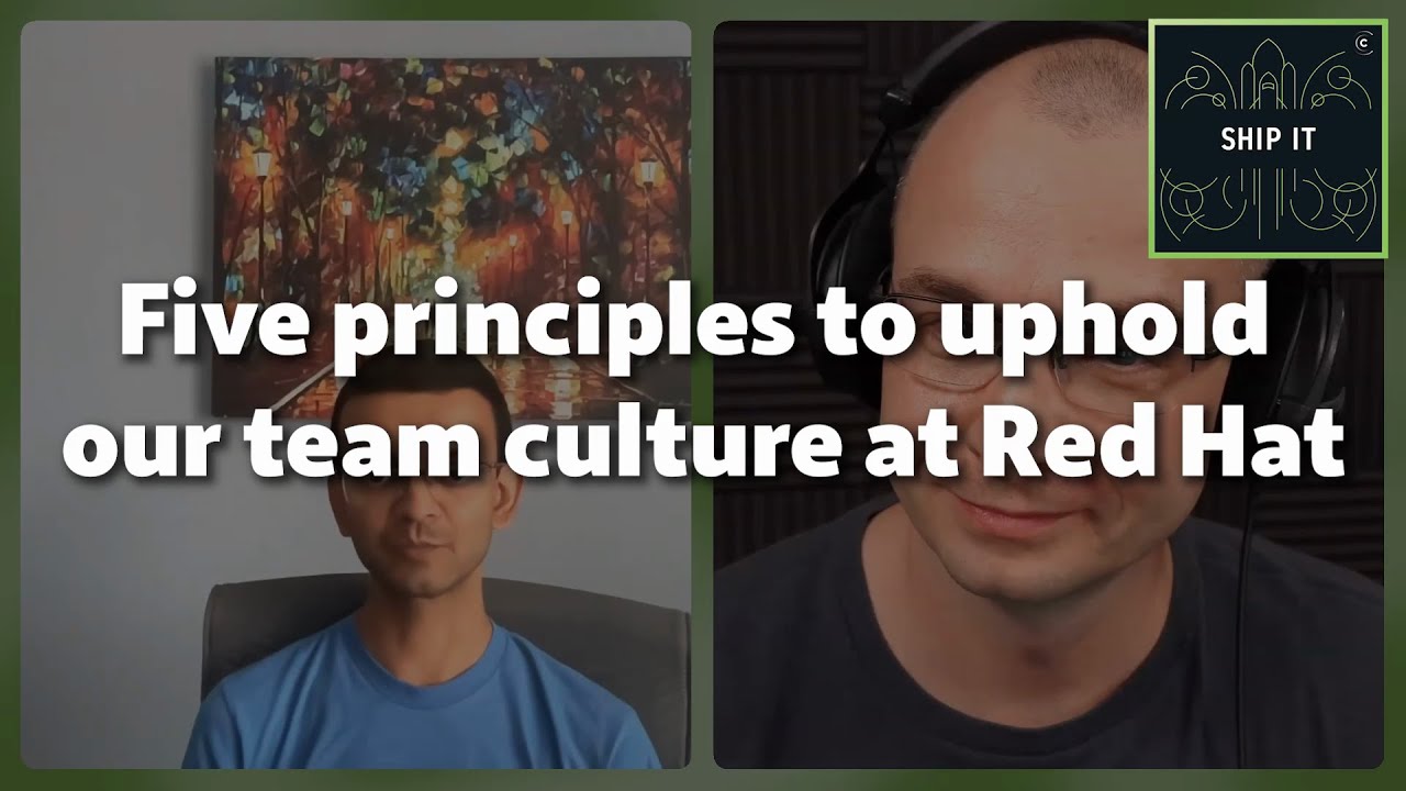 Red Hat SRE lead shares their principles around team culture - YouTube