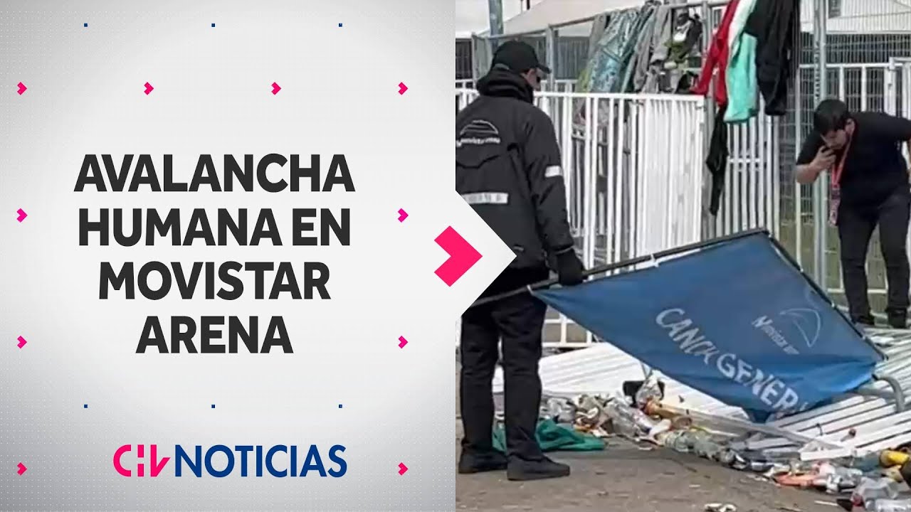 AVALANCHA HUMANA en Movistar Arena causó caos entre los asistentes del ...