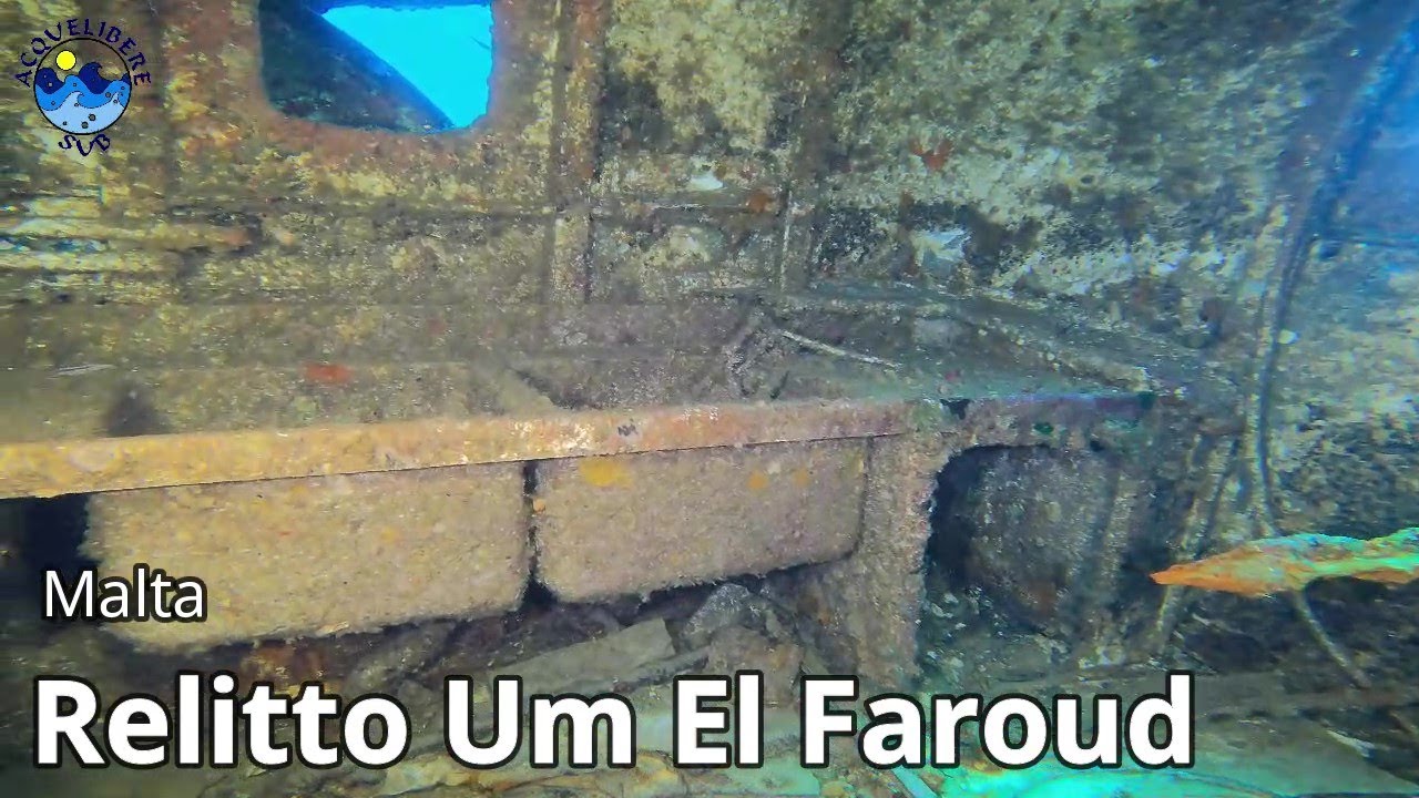 Il Relitto più bello di Malta - Immersione sulla Poppa del Relitto Um ...