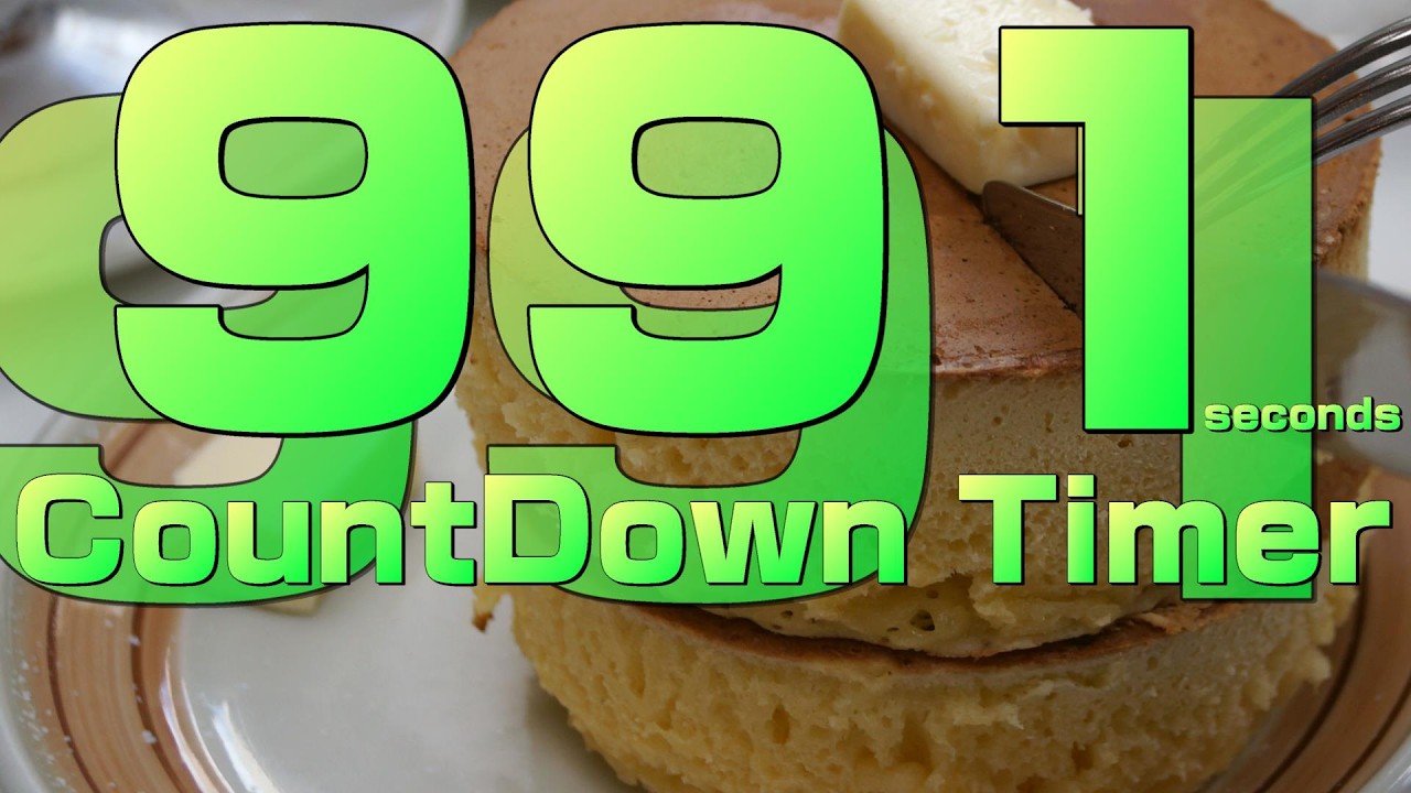 991 seconds countdown timer⏲️-🥞🍴🥞zigzag🍴🥞🍴-꧁꧂|| ブルブルのひとときを過ごそう!⏲️ ...