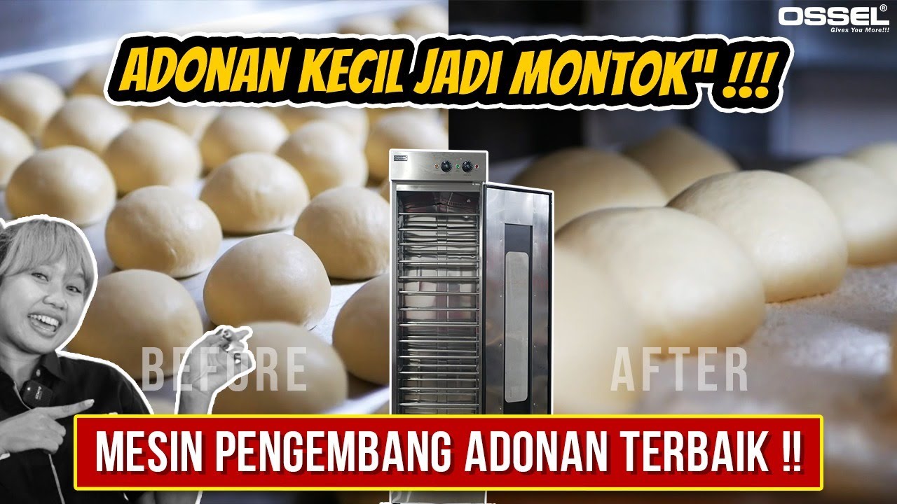 Rahasia Adonan Mengembang Sempurna | OSSEL Dough Proofer - YouTube