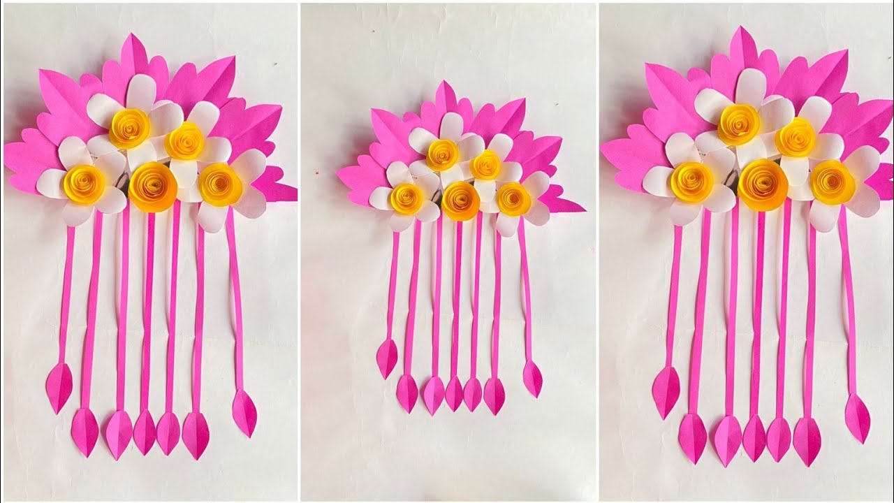 How to make Paper Plate Wall Hanging || Beautiful Wall Hanging from ...