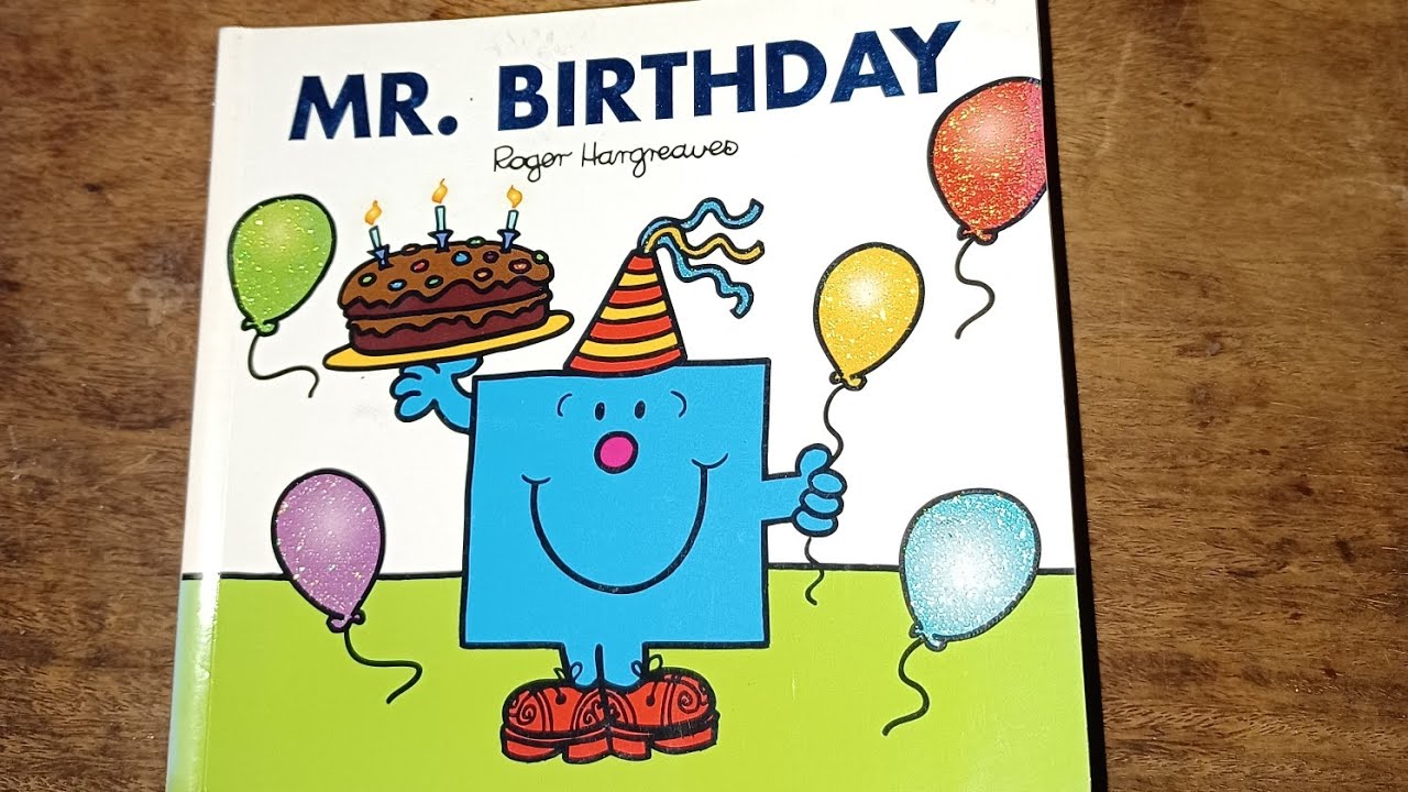 Mr Birthday Sparkly Book (Read Aloud Mr Men Books) #mrmen # ...