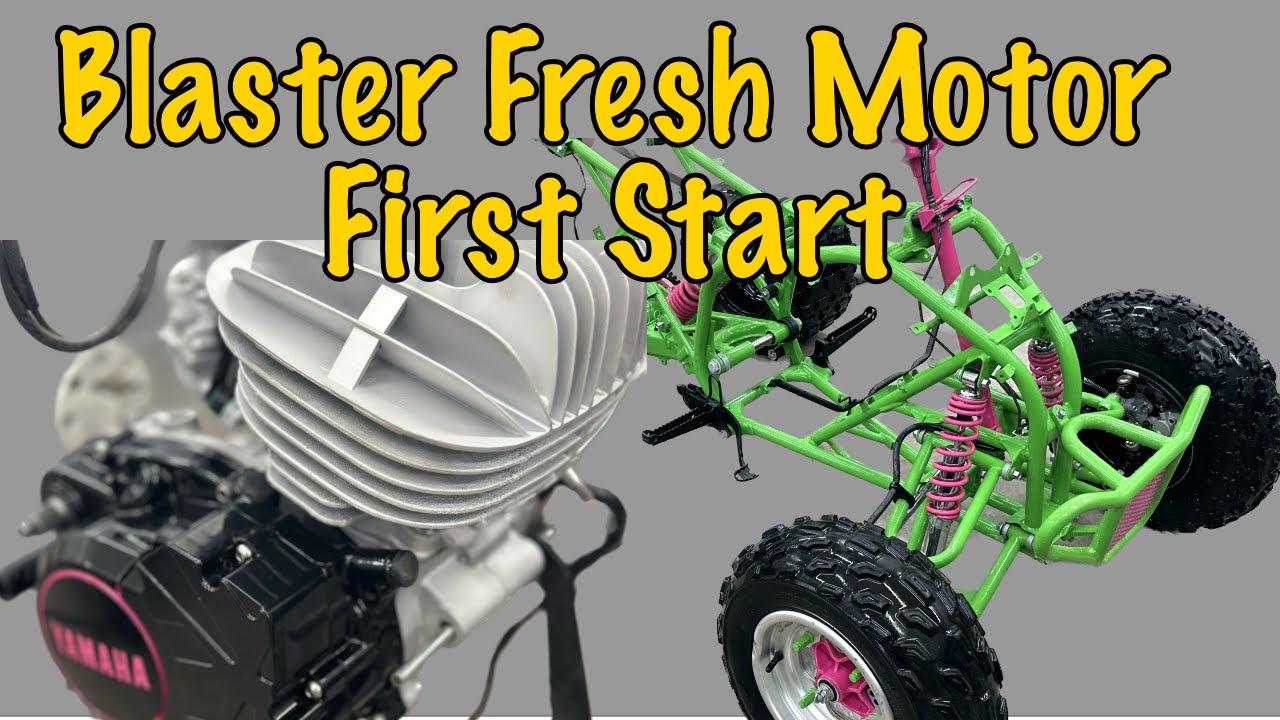 2004 Blastor Motor Install and First Start - YouTube